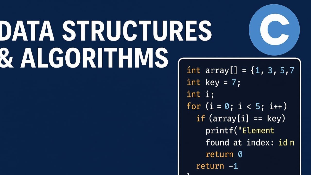 Data Structures & Algorithms Introduction Tutorial - C Programming ...