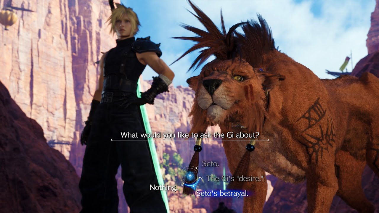 Final Fantasy 7 Rebirth - Red Learns About Seto's Past [QUEST] - YouTube