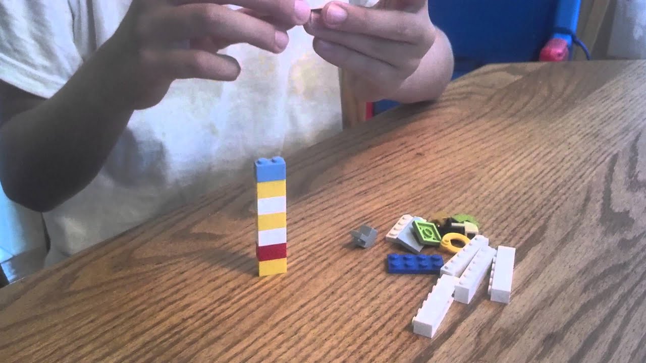 How to make a Lego basketball hoop - YouTube
