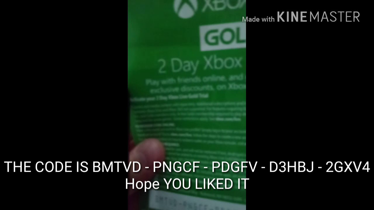 FREE XBOX GOLD CODE ONLINE 1 MONTH, MUST WATCH.. - YouTube