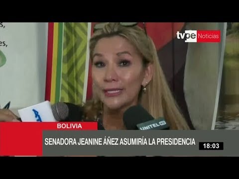 Bolivia: Jeanine Áñez asumiría la presidencia ante renuncia de autoridades