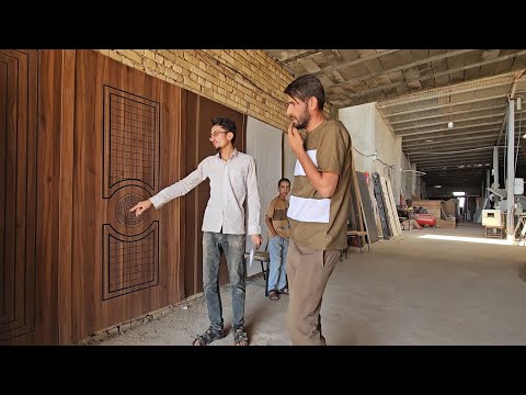 Babak's exhaustion from staying in the city and his return to the village, meeting Sakineh