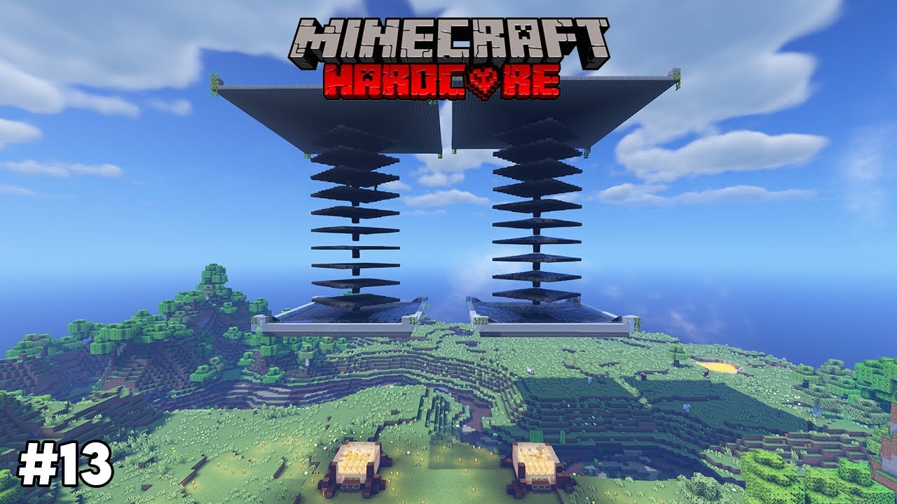 MEMBUAT AUTOMATIC MOB GRINDER !!! || Minecraft Hardcore Indonesia #13 ...