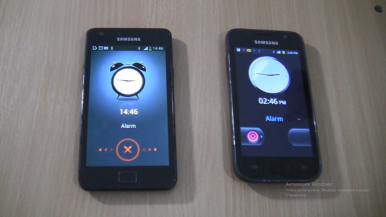 Double Alarms clock at the Same Time Samsung Galaxy S I9003+ S2 Black ...