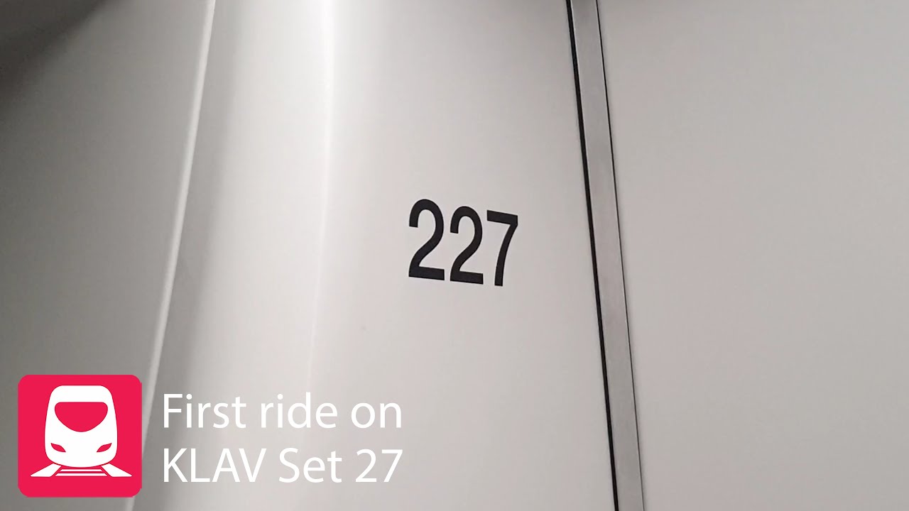 LRT KELANA JAYA LINE FIRST RIDE ON KLAV SET 27 - YouTube