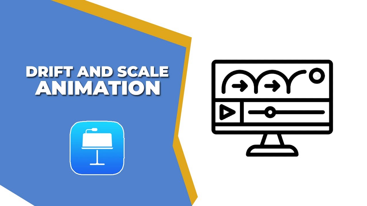 How to add Drift And Scale Animation in keynote - YouTube
