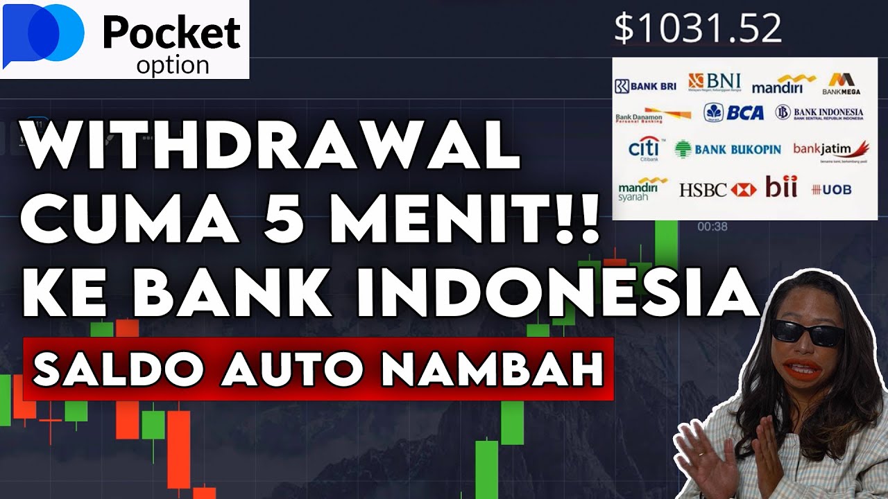 TUTORIAL WITHDRAWAL DI AKUN POCKET OPTION BISA PAKAI SEMUA BANK INDONESIA - YouTube