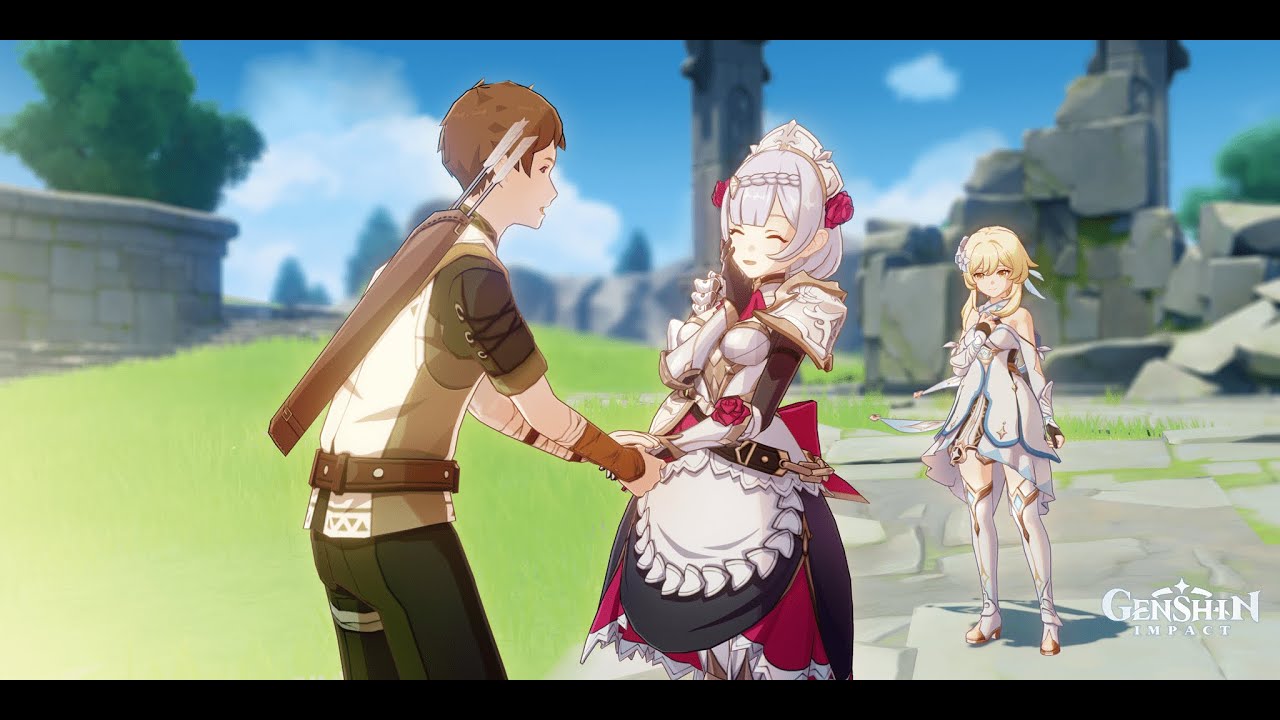 Noelle Story quest Date simulator Ending 1 - Part 1| Genshin Impact ...