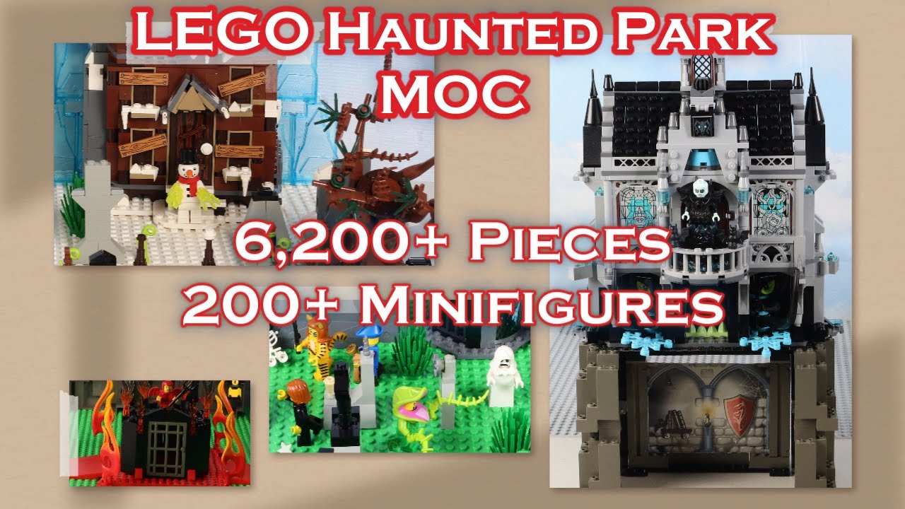 Spine-Chilling LEGO Haunted Trick or Treat Theme Park MOC: Prepare to ...