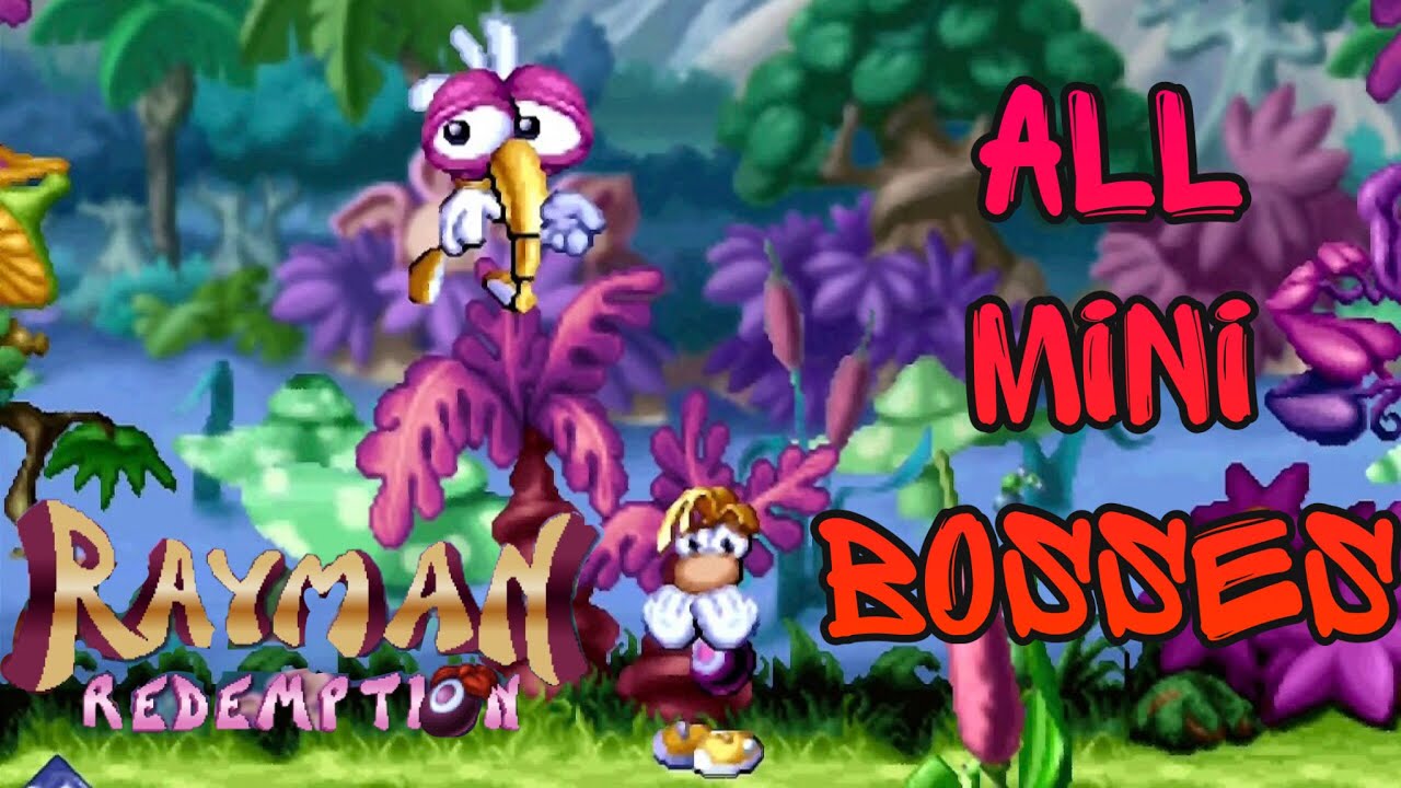 rayman redemption all mini bosses - YouTube