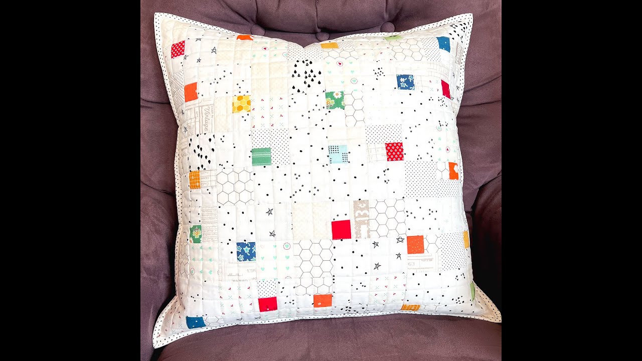 Hidden Zipper Pillow Back - YouTube