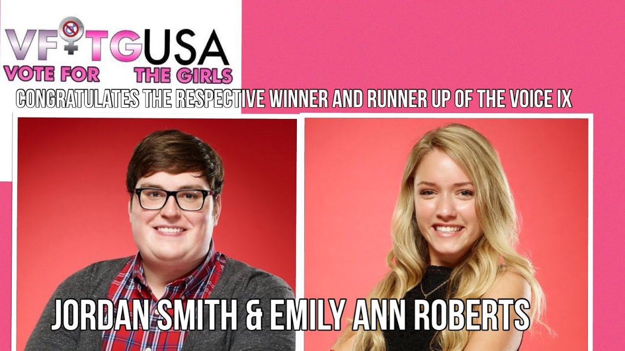 Jordan wins and Emily Ann wins (Double VFTG Victory on The Voice) - YouTube