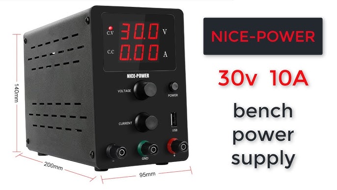 NICE-POWER SPS3010 Digital USB 5V 2A, 30V 10A Adjustable, 56% OFF