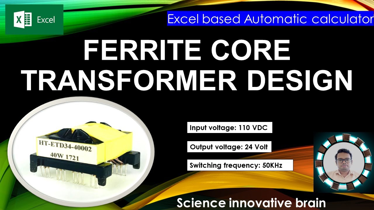Ferrite core HF transformer design #ferriteTransformer ...