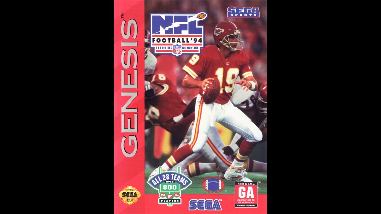 Captain's ARGH!-Cade s4e2 NFL Football '94 Starring Joe Montana (Sega ...