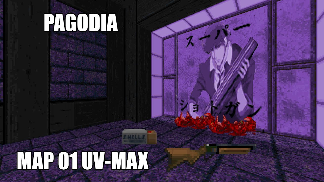 Doom II — Pagodia — Map 01 (Lean Machine) UV-MAX (With Commentary ...