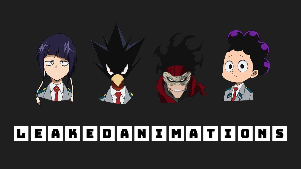 MHUR Animation Leaks (Jiro, Tokoyami, Stain, Mineta) - YouTube