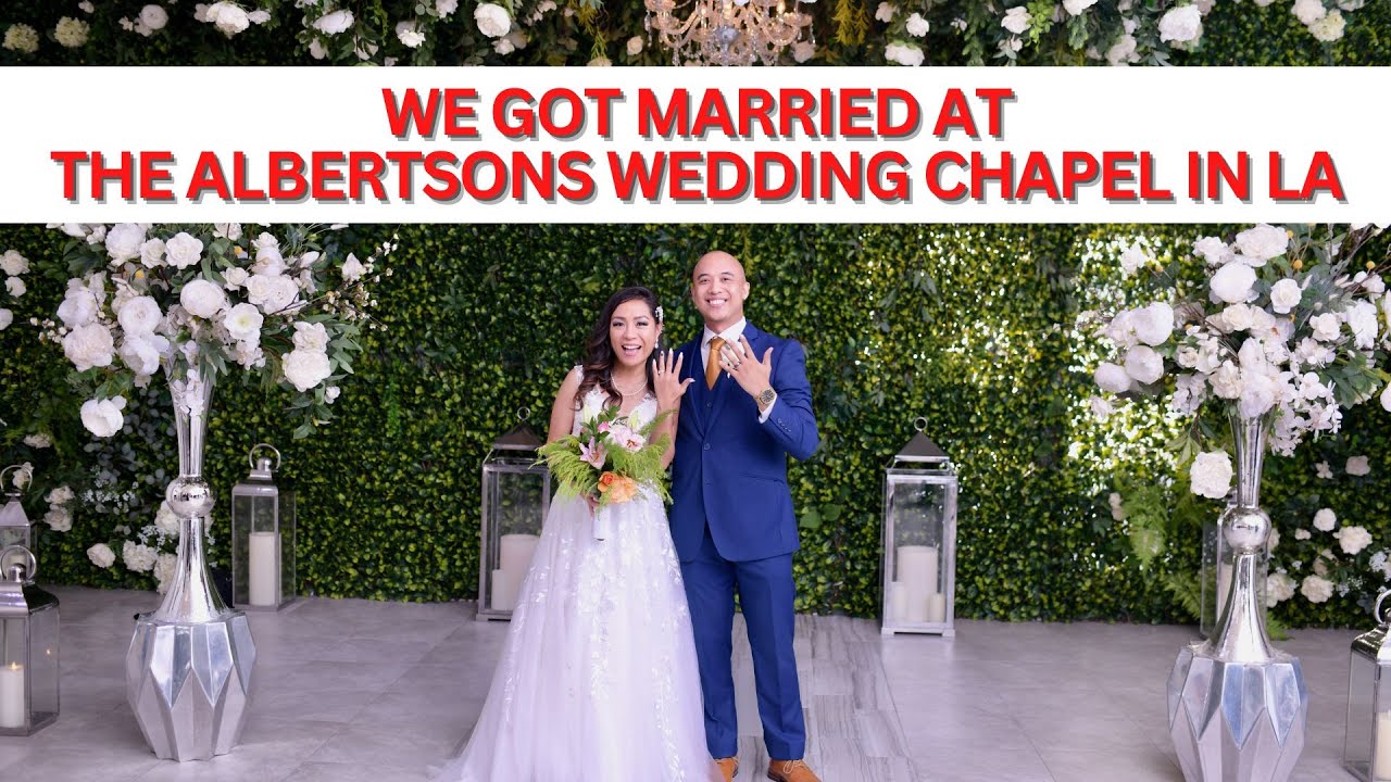 Our Wedding Ceremony at the Albertson Wedding Chapel - YouTube