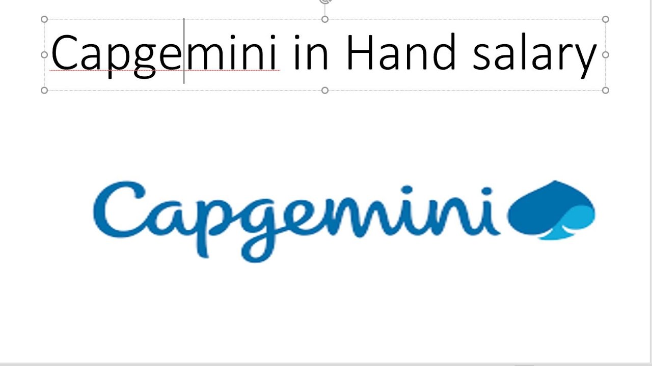 Capgemini in Hand salary for experience - YouTube