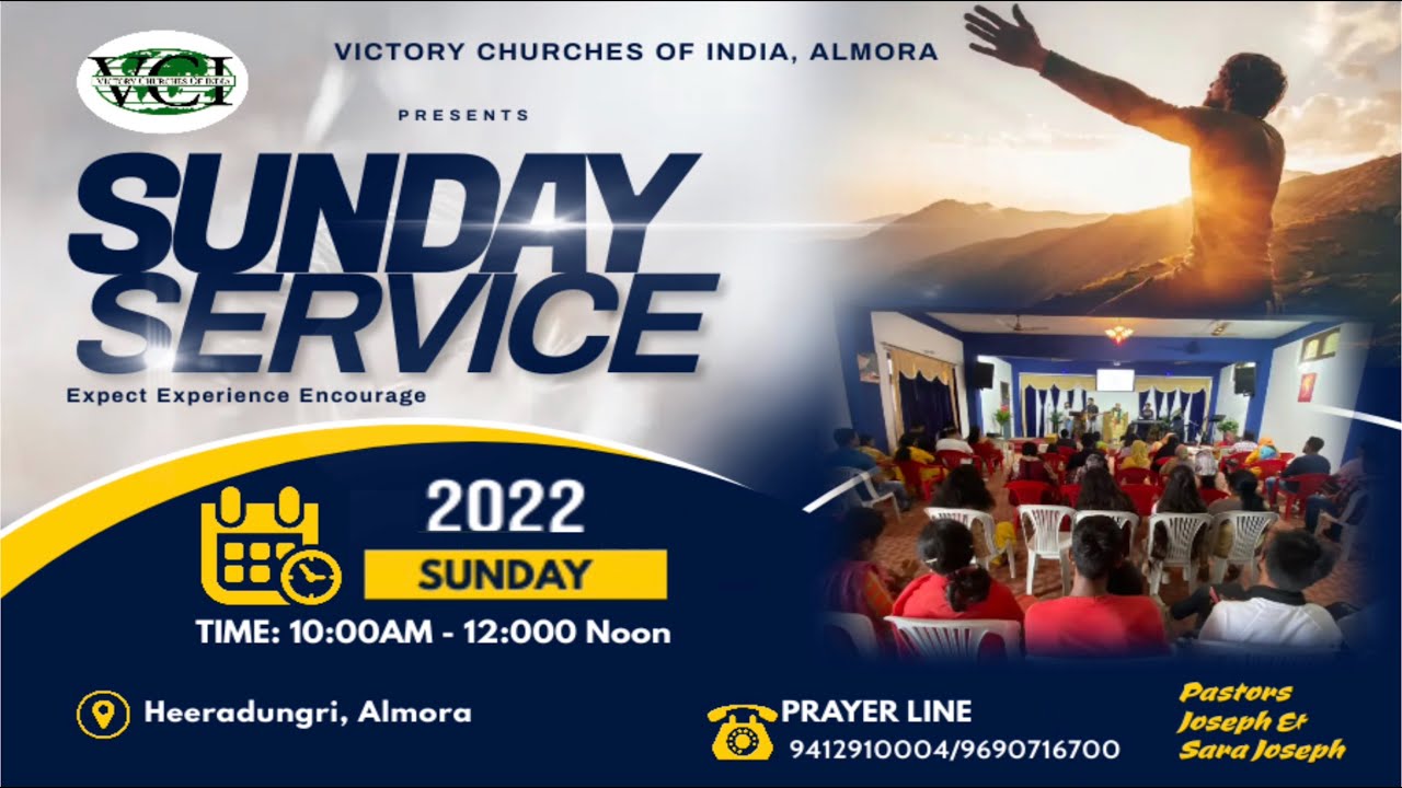 Live Sunday Service || Victory Churches Of India, Almora Himalayas ...