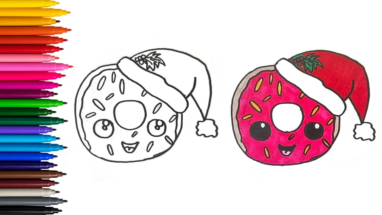 How to Draw a Donut (EASY STEPS) - YouTube