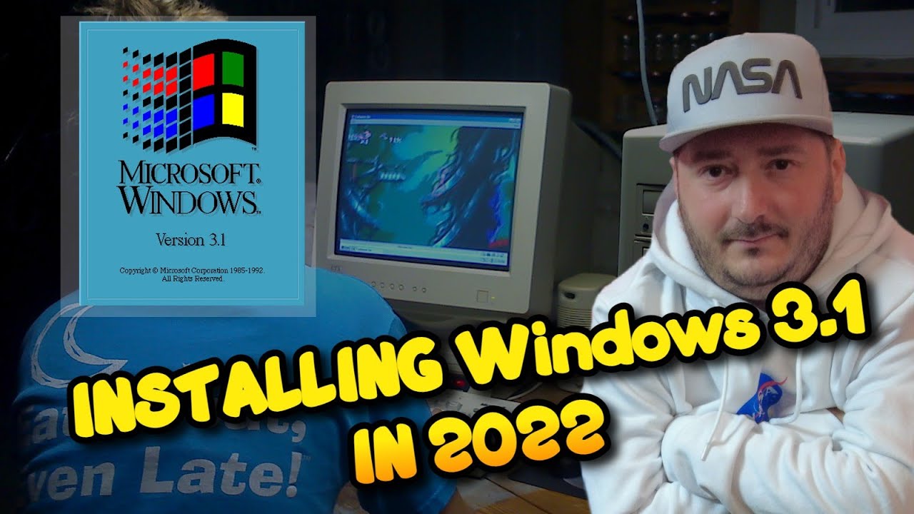 Installing Windows 3.1 in 2022 | Back to the EARLY 90s | No Commentary ...