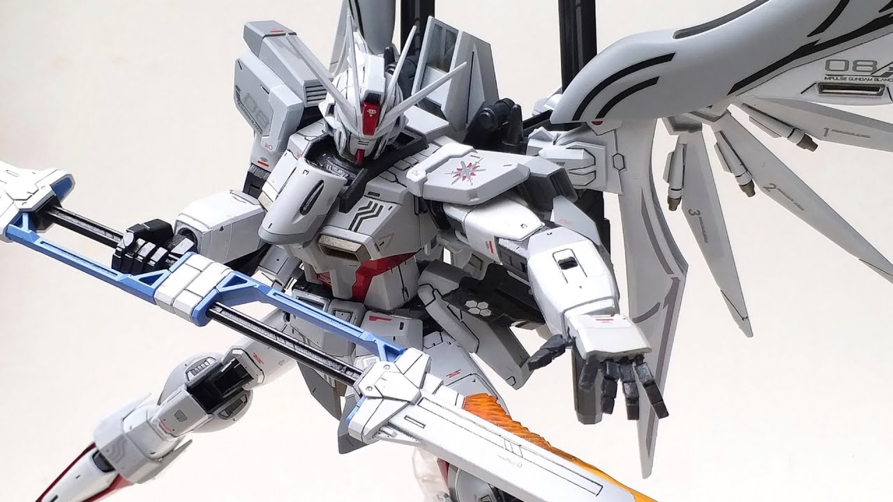 MG 1/100 Impulse Blanche Full Weapon - Custom Build - YouTube