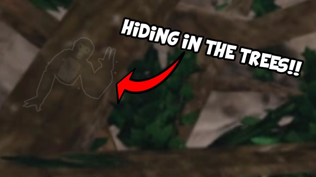 Blending In With The Trees In Gorilla Tag - YouTube