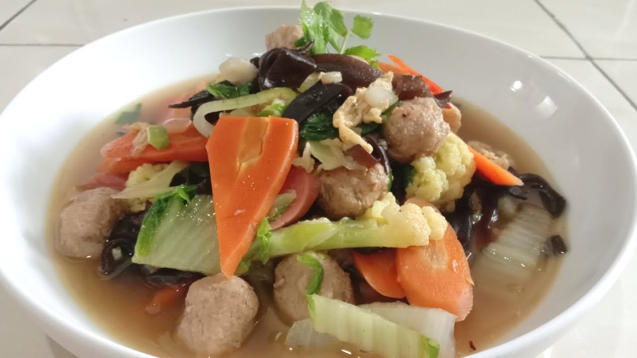 RESEP CAPJAY KUAH .. ‼️RASANYA SANGAT ENAK & KUAHNYA SEGER - YouTube