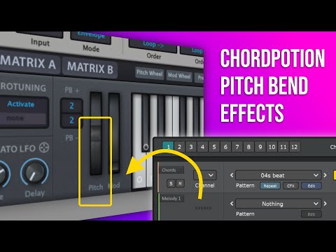 ChordPotion pitch bend effects tutorial
