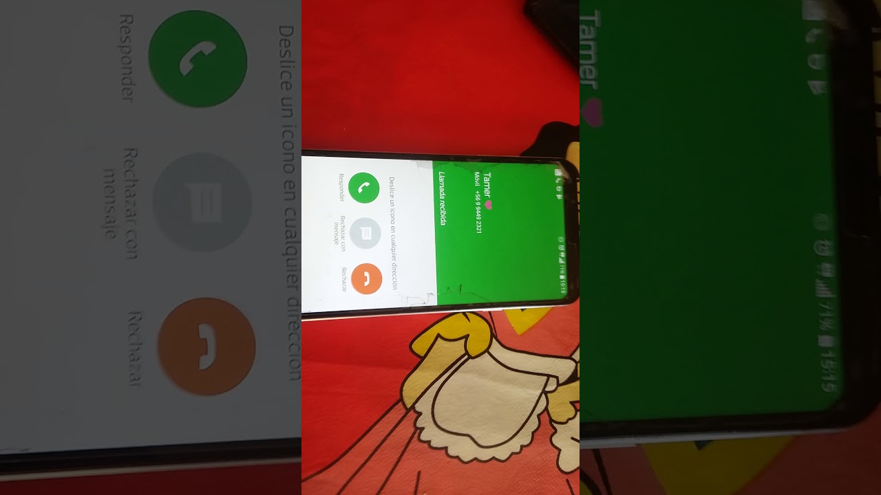 Lg q6 icoming call part 1 - YouTube