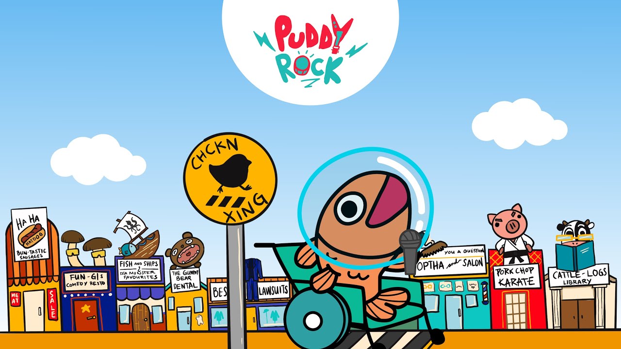 Joke Town! 😂🌟 | Fun Kids Jokes with Puddy Rock 🎶 - YouTube