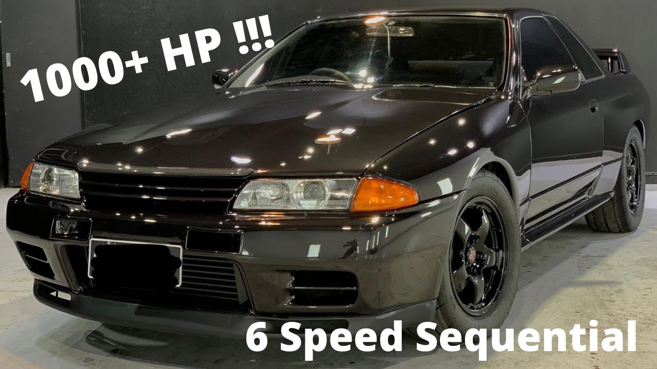 How to drive a 1000+ HP R32 GTR - Insane PPG Sequential Gearbox - YouTube
