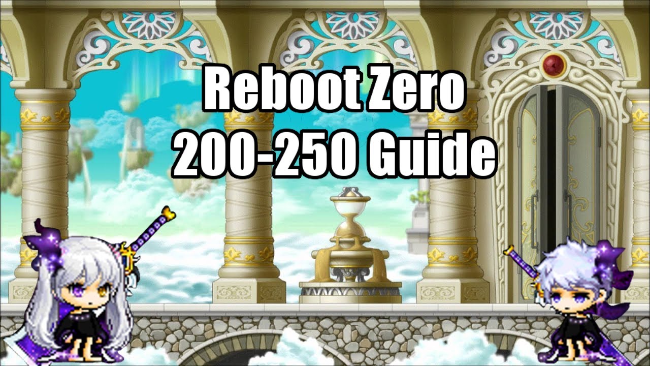 Maplestory Reboot 250 Zero Training Guide - YouTube