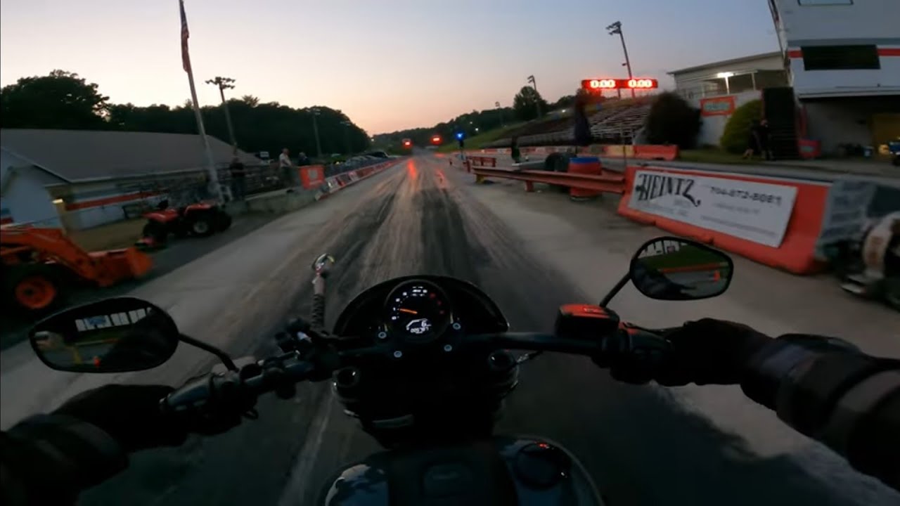 2022 Harley Davidson Low Rider S 1/8th mile drag race and highway pulls ...