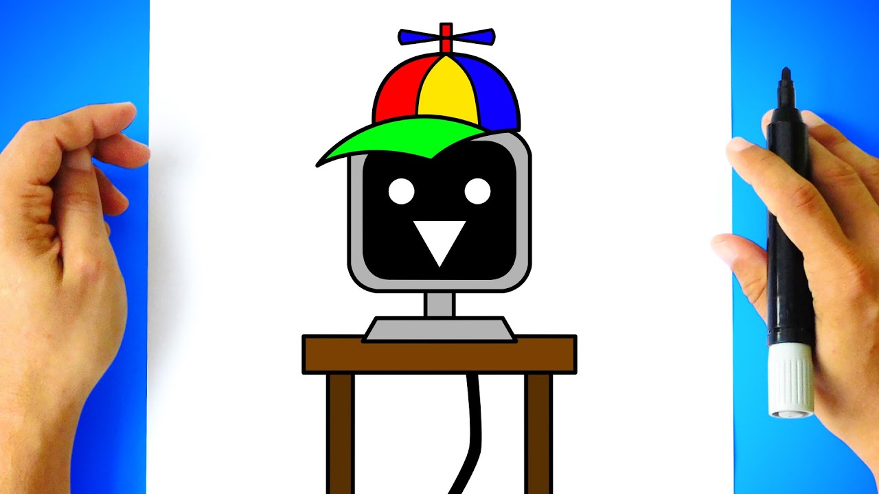 How to DRAW MR FUN COMPUTER SPRUNKI - YouTube