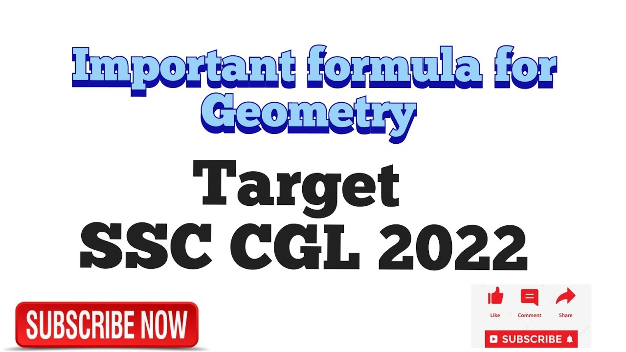 Important formula for SSC CGL 2022 Geometry #ssccgl2022 #shorts # ...