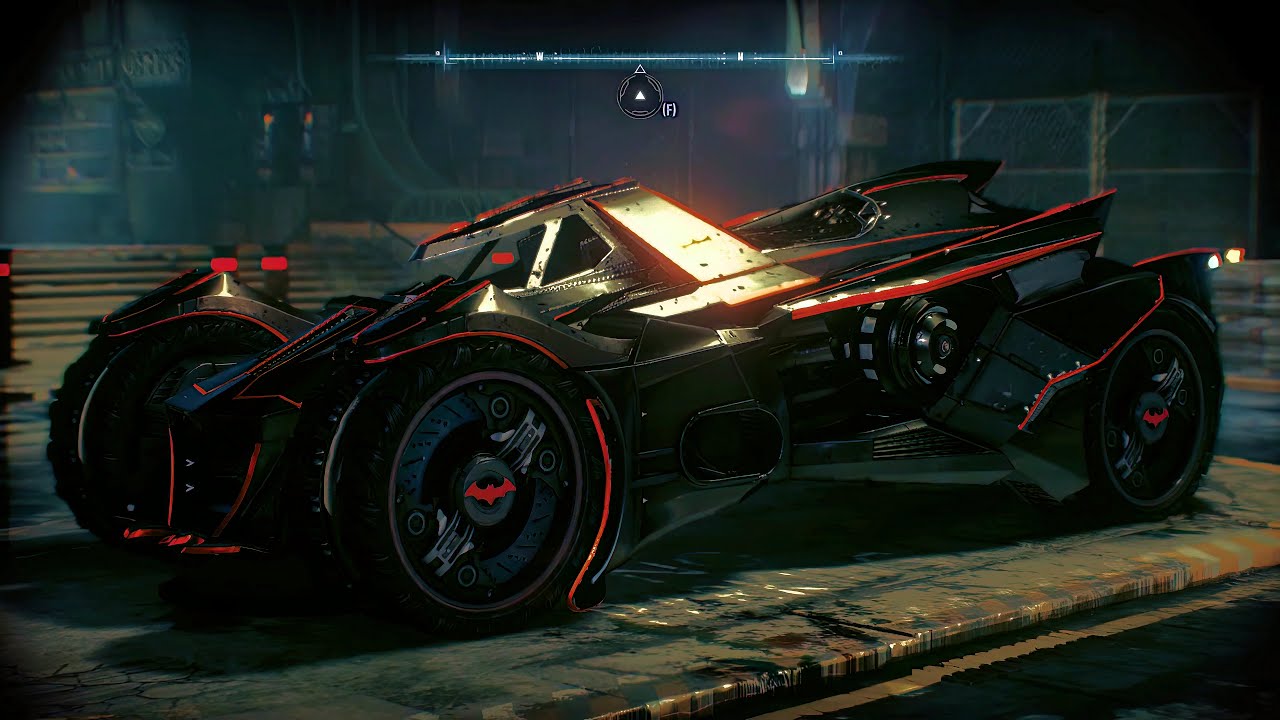 BATMAN ARKHAM KNIGHT - DEMON BATMAN & DEFINITIVE BATMOBILE 1966 SKIN ...
