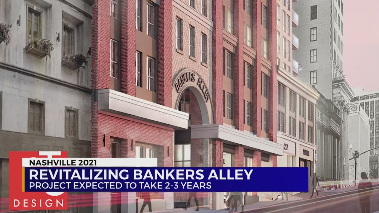 Plans to revitalize Nashville's Bankers Alley - YouTube