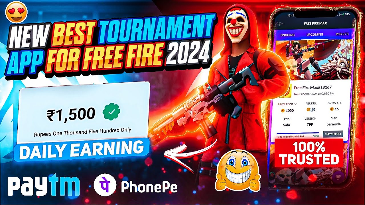 BEST TOURNAMENT APP FOR FREE FIRE💰 - 100% TRUSTED💯 | FREE FIRE BEST ...