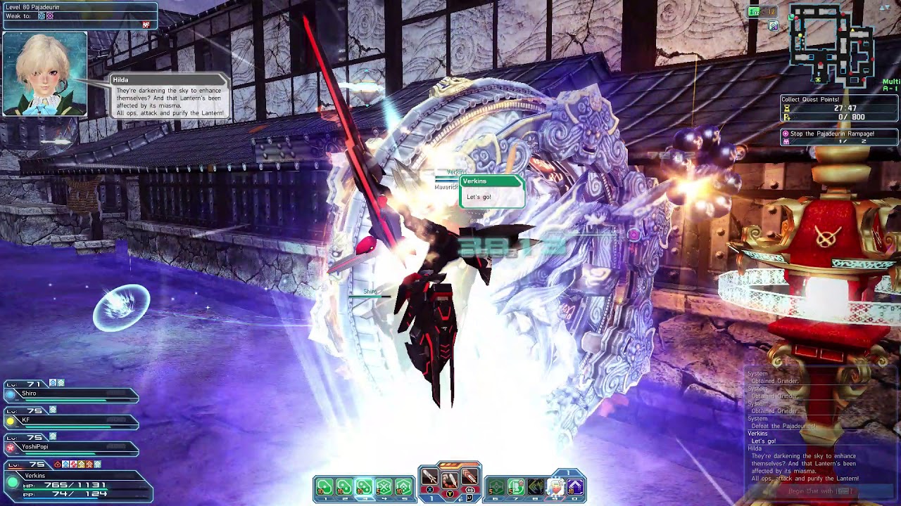 Phantasy Star Online 2 [PC] Hunter A Blackened Kingdom [Extremely Hard ...