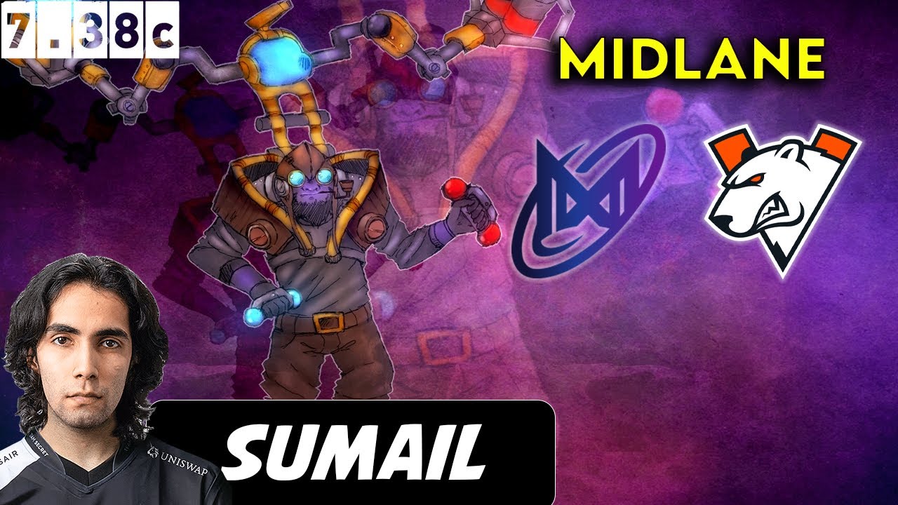 Sumail Tinker Midlane [ NIGMA VS VIRTUS.PRO ] - Dota 2 New Patch 7.38c ...