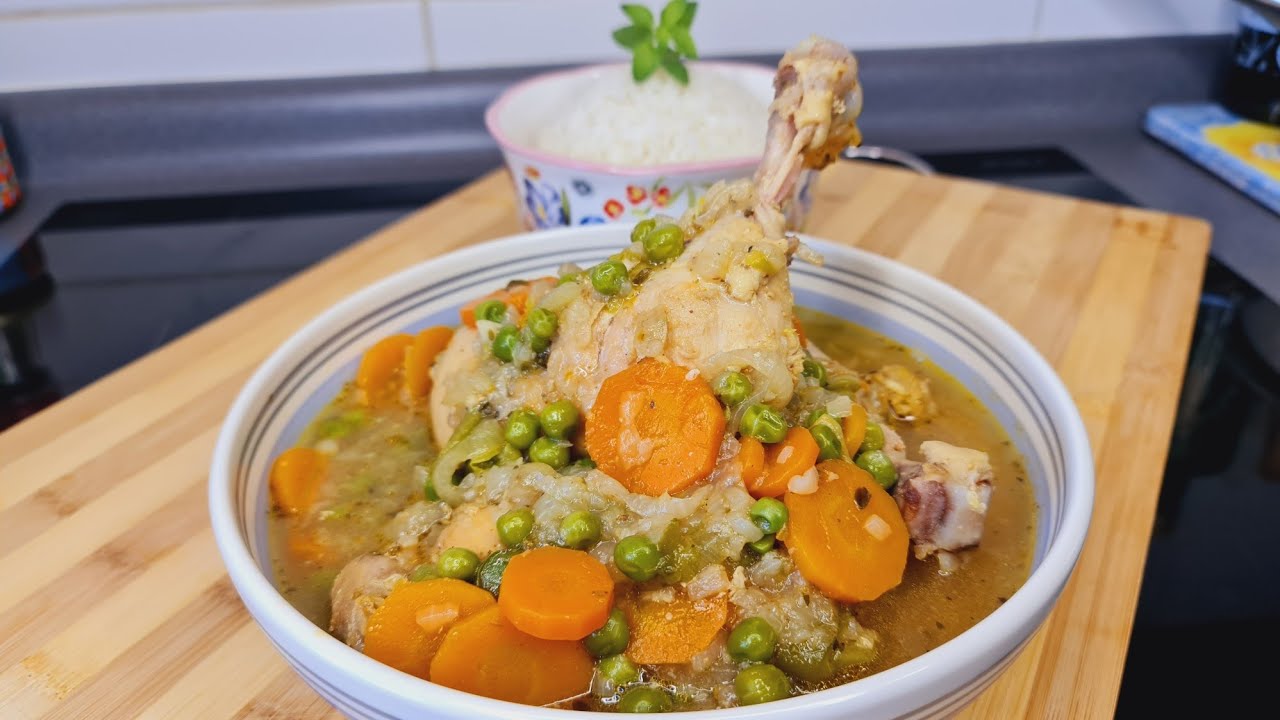 Como preparar POLLO ARVEJADO. un clásico de la cocina chilena #facilyrapido - YouTube