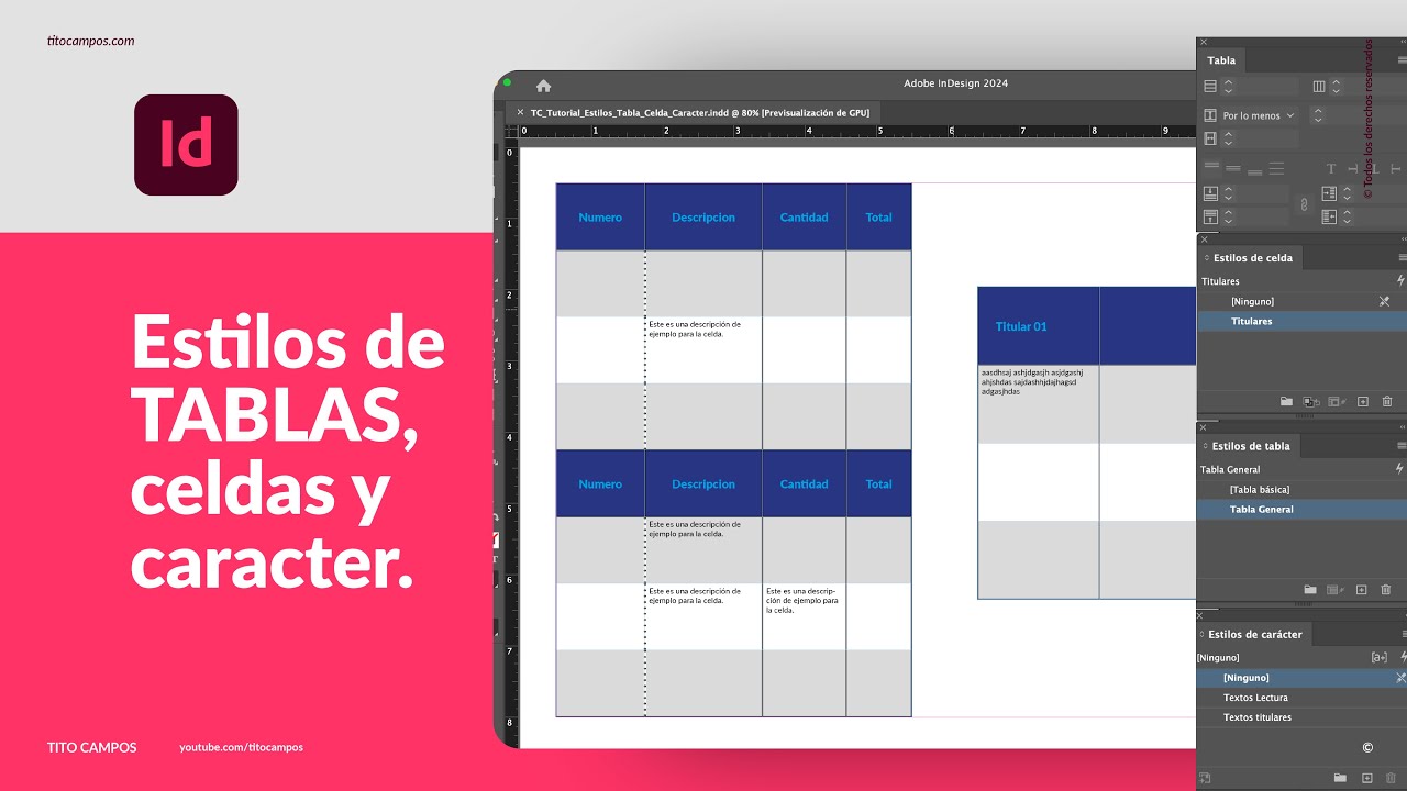 TABLAS: ¿Cómo aplicar estilos de tabla, estilos de celdas y estilos de ...