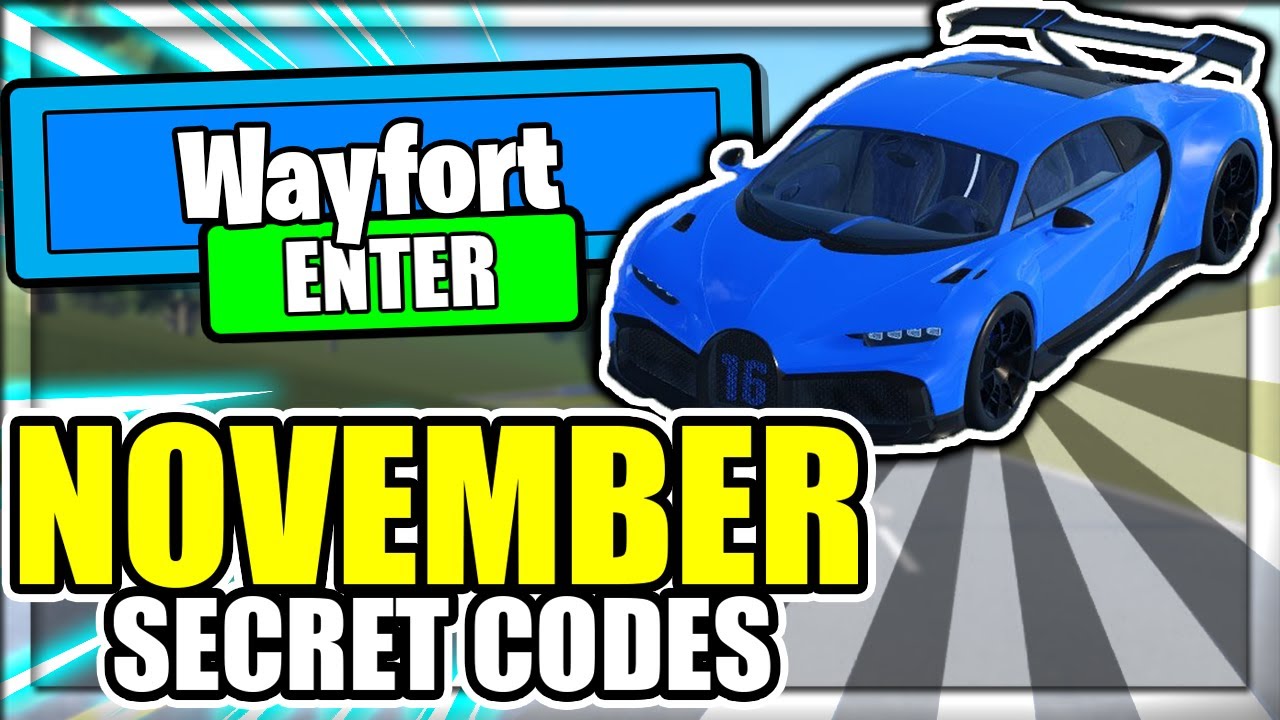 (NOVEMBER 2020) ALL *NEW* SECRET OP CODES! Wayfort Roblox - YouTube