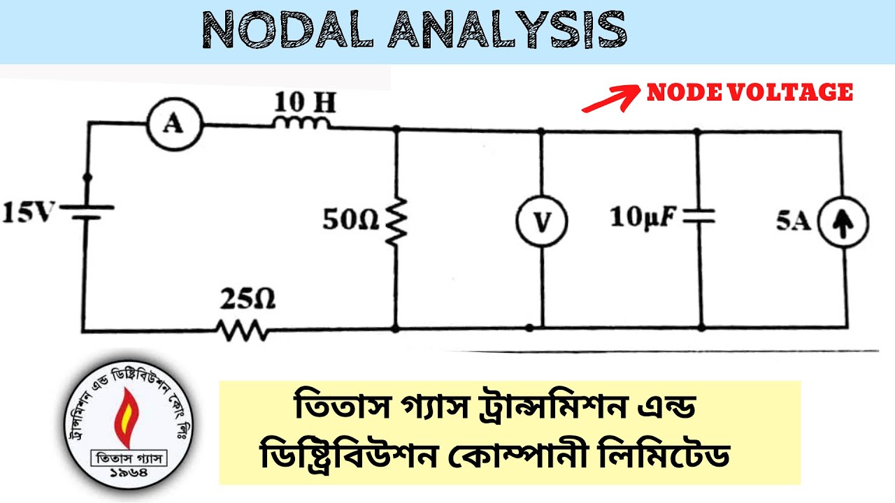 Nodal Analysis Problem || Network Theorems || DC Circuit Analysis || Bangla - YouTube