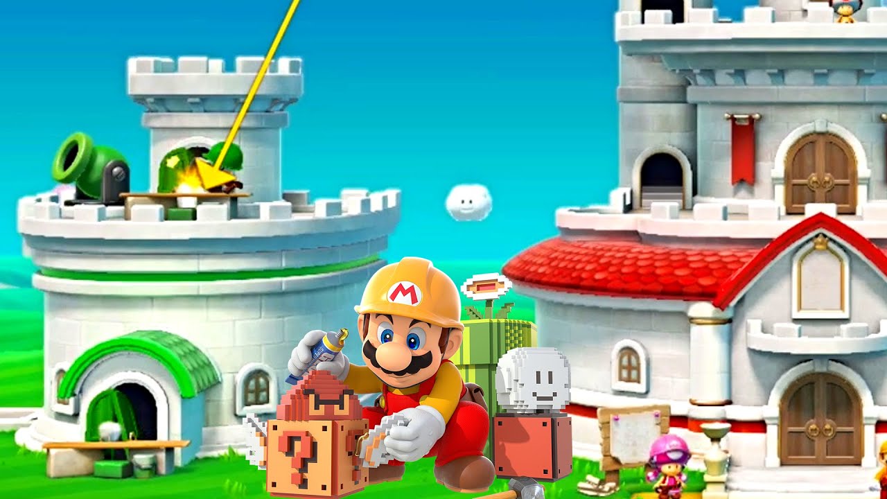 Super Mario Maker 2 Story Mode 100% All Jobs #10 👷 West Hall Doors ...