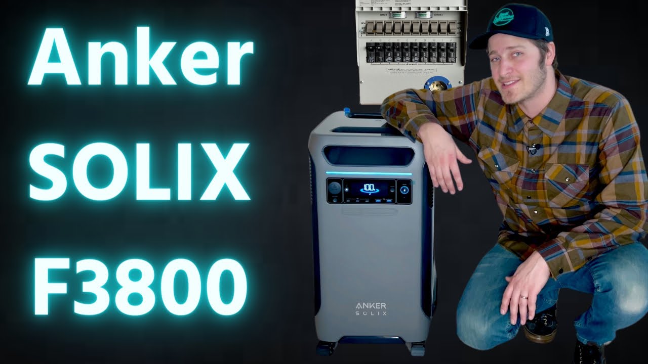 The Best Home Backup Power Solution - Anker SOLIX F3800 With Transfer Switch - YouTube