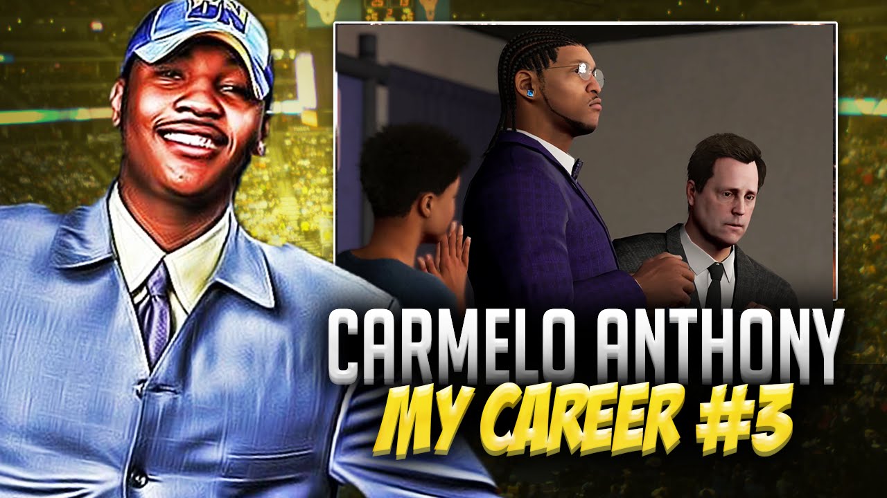 NBA2K16 MyCareer | Carmelo Anthony #3 | Crazy College Game & DRAFT ...