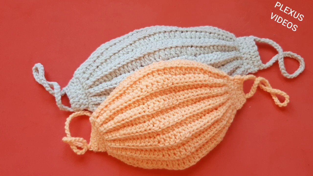 Πλεκτή Μάσκα με βελονάκι για αρχάριους/Crochet/Mask/Tutorial/#1 - YouTube
